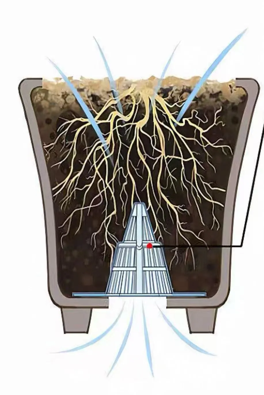 Plant root aeration mesh by jbcMakerWorld: Download Free 3D Models
