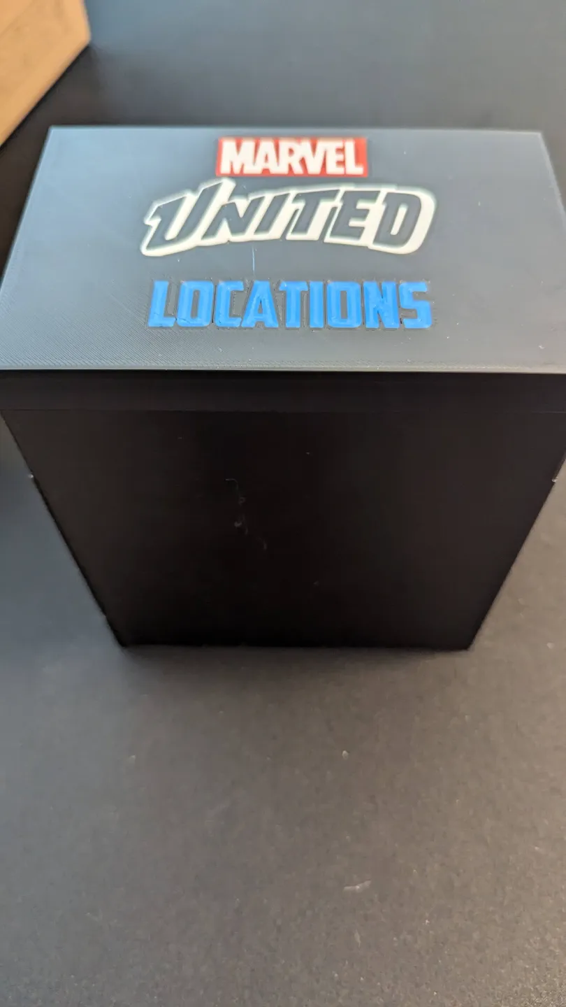Marvel United Locations Box - Free 3D Print Model - MakerWorld