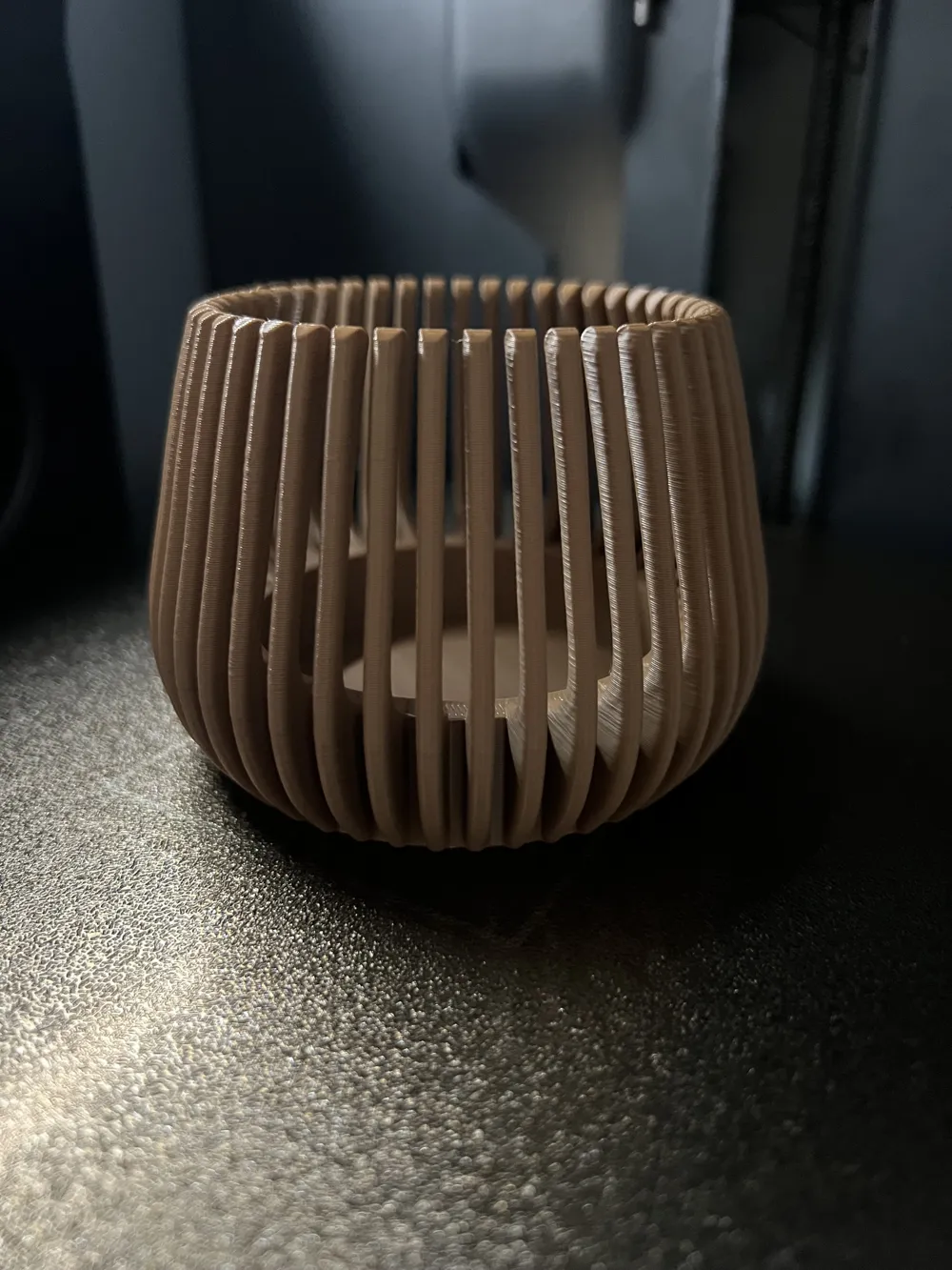 led tea light ribbed open big led tea light by mario_3dp MakerWorld ...