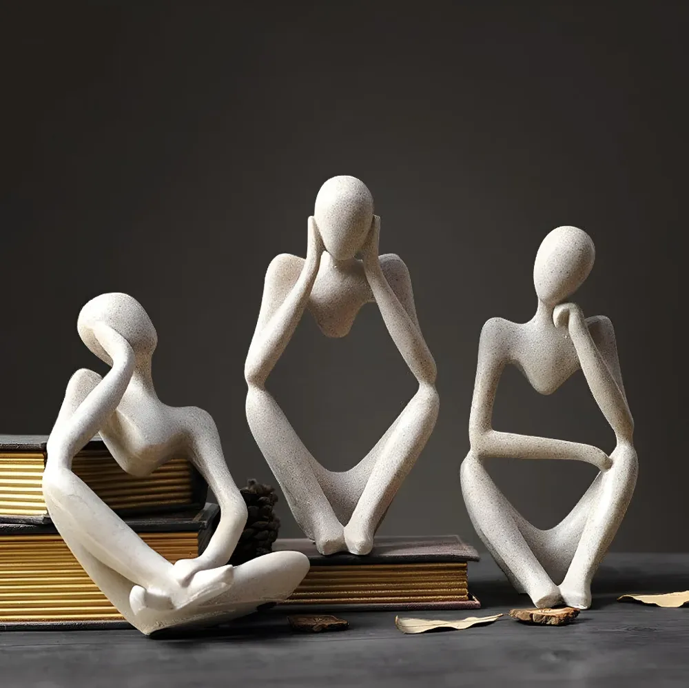 Abstract Nordic thinking statues (Set) by Affiliate MakerWorld: Download Free 3D Models