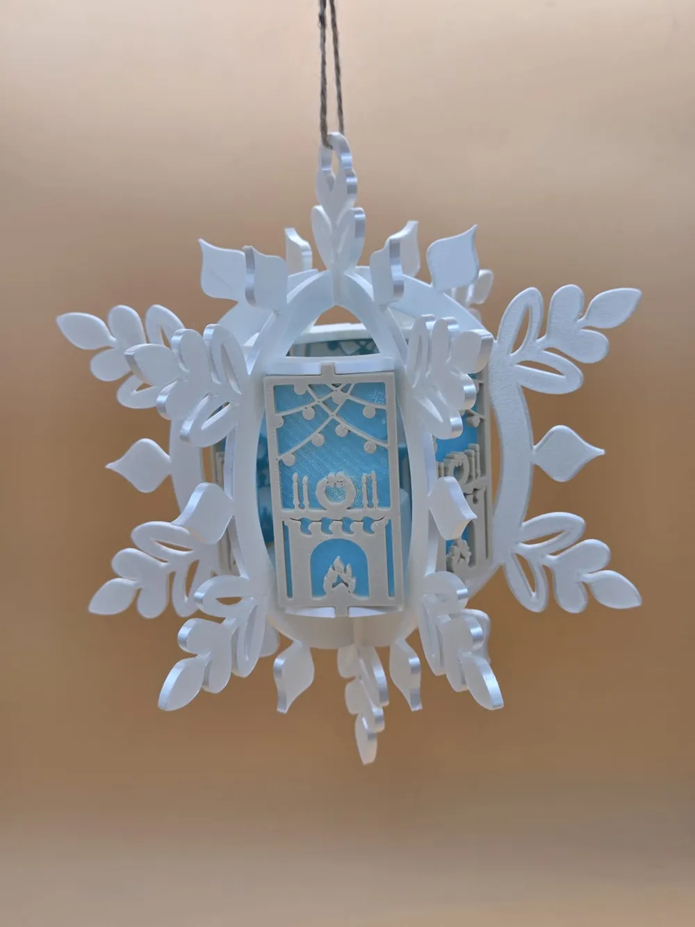 Illuminated Snowflake – Tealight Effect - Free 3D Print Model - MakerWorld
