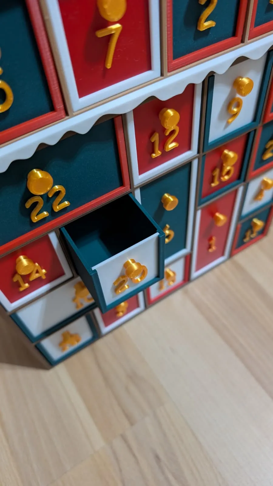 3D advent calender form of a house with 24 Boxes by DavidePrime ...