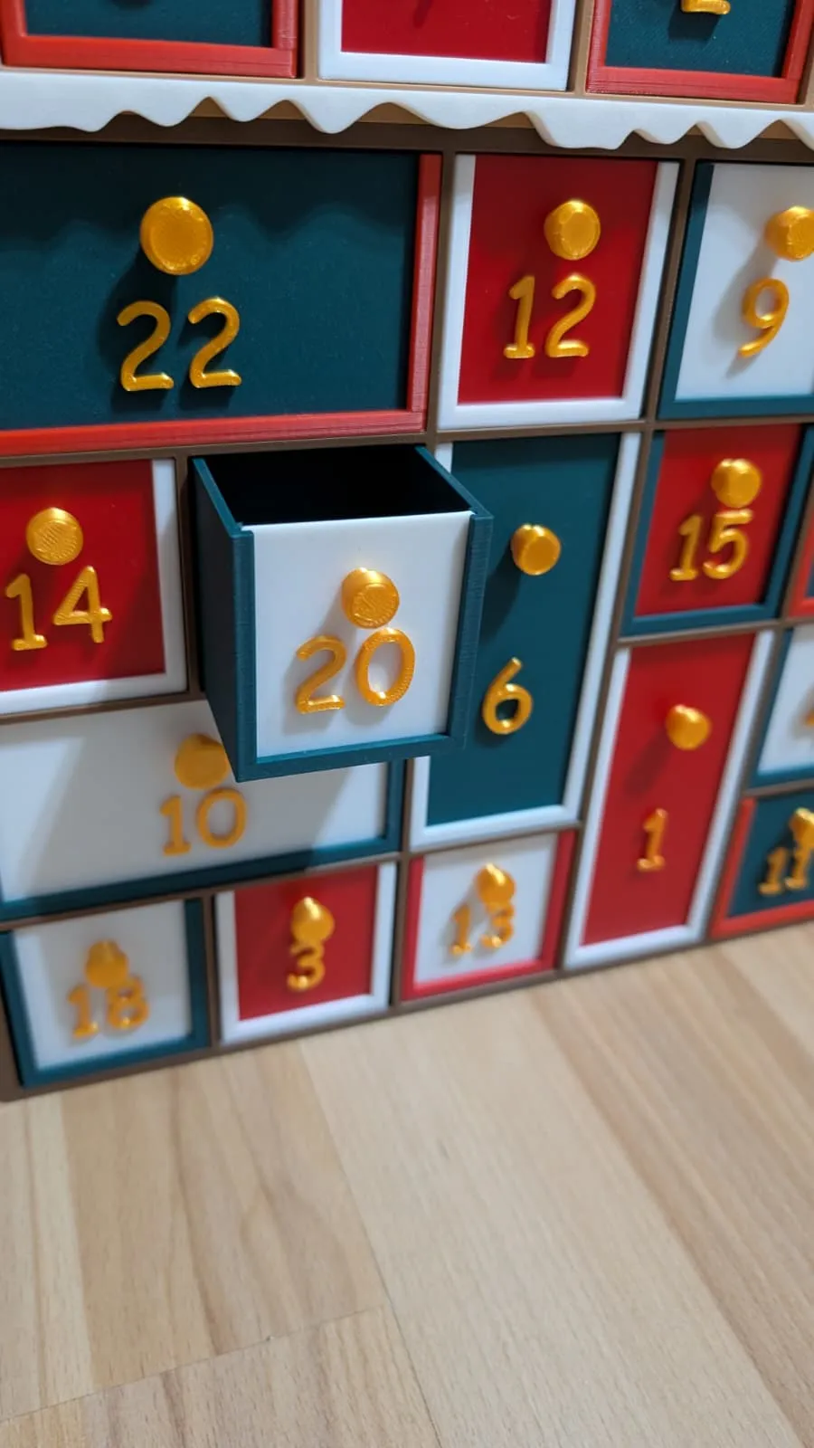 3D advent calender form of a house with 24 Boxes by DavidePrime ...
