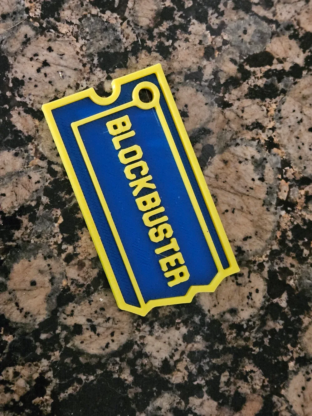 2-sided Blockbuster Key Chain by Bokkins' Workshop - MakerWorld