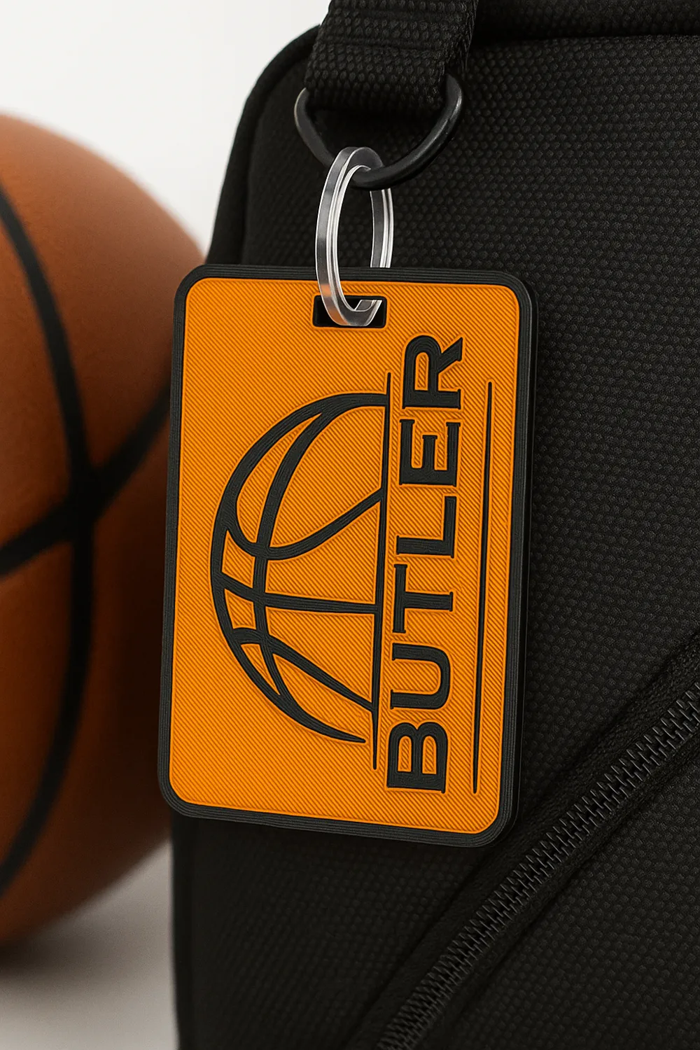 Custom Basketball Bag Tag Keychain | Personalized - Free 3D Print Model ...