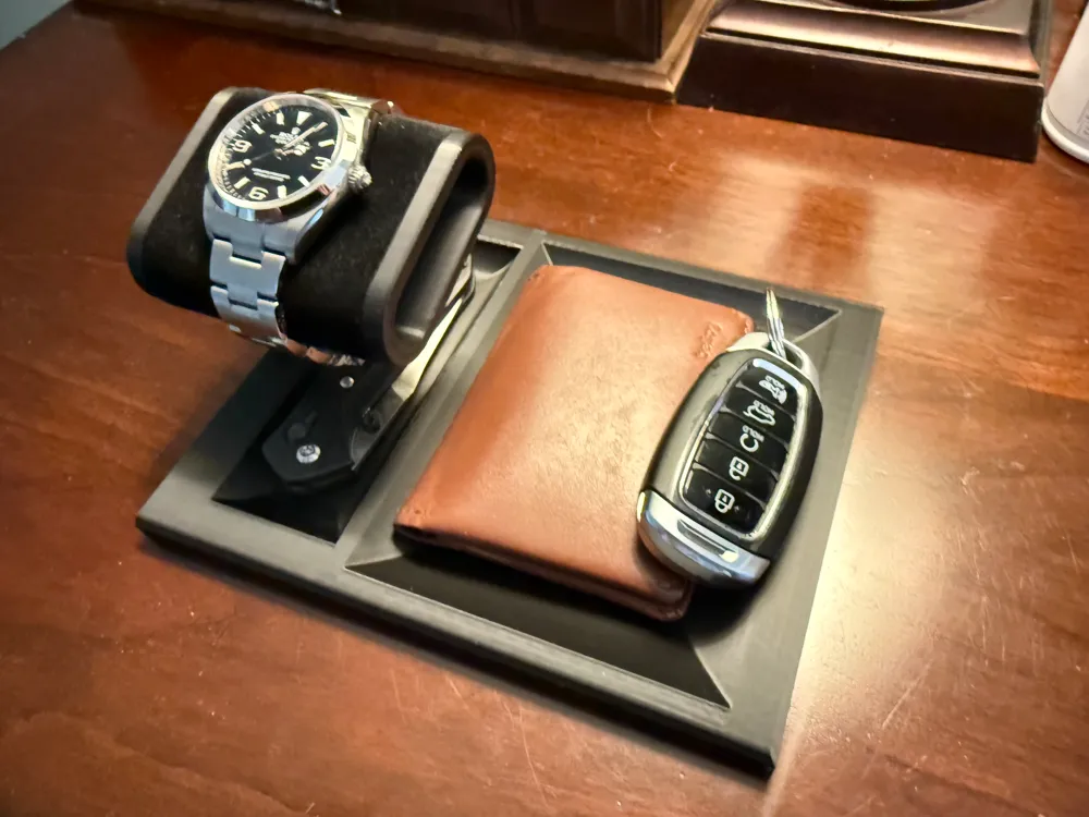 Wrist Watch Stand and EDC Tray by Hick Willis - MakerWorld