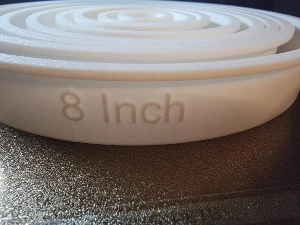 1 inch to 8 inch Round Cutter (QTY 8 - Labeled) by sunflower - MakerWorld