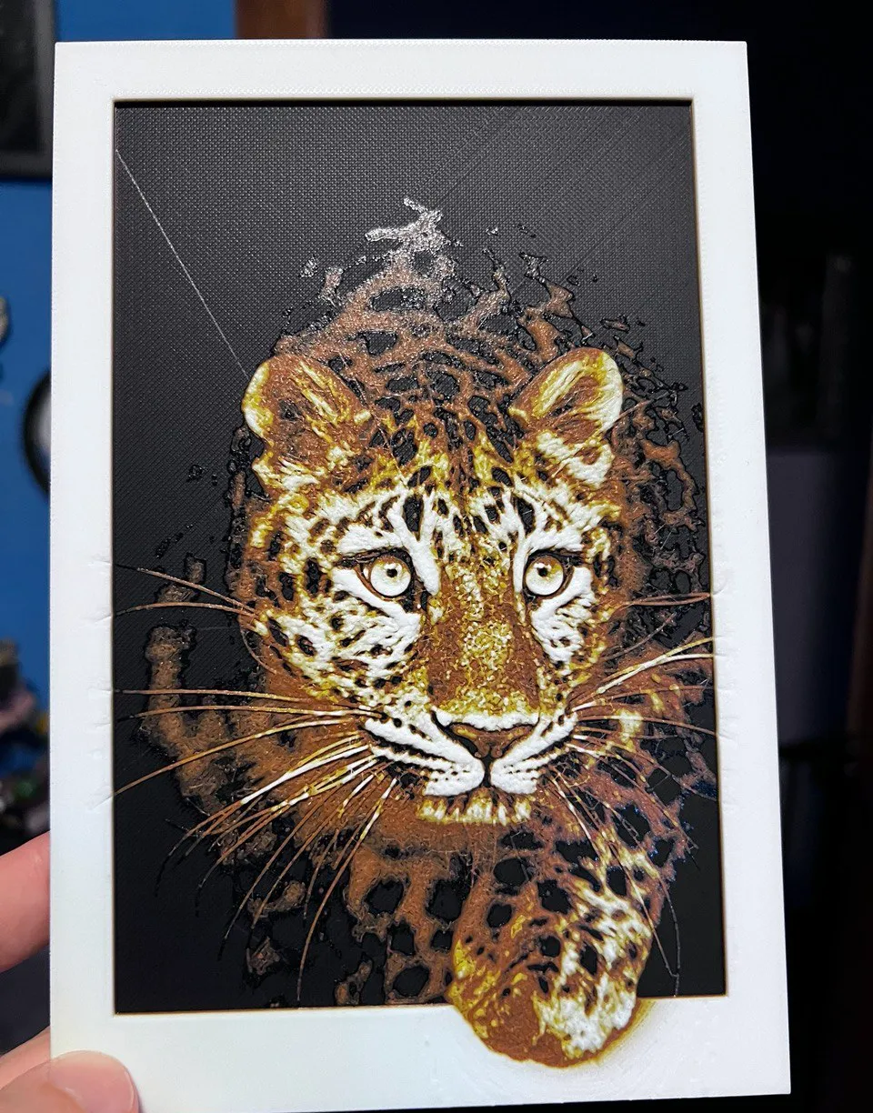 Leopard color Hueforge by Mysstra hueforge - MakerWorld