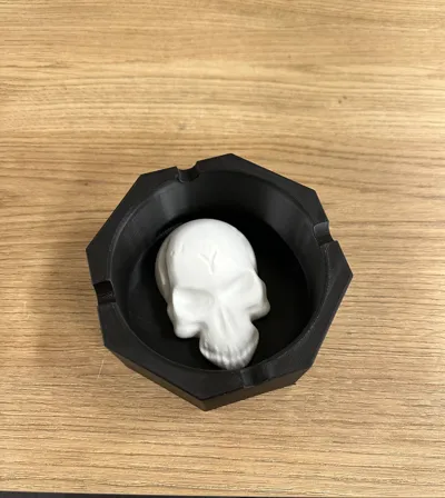 Ashtray skull by william.c - MakerWorld