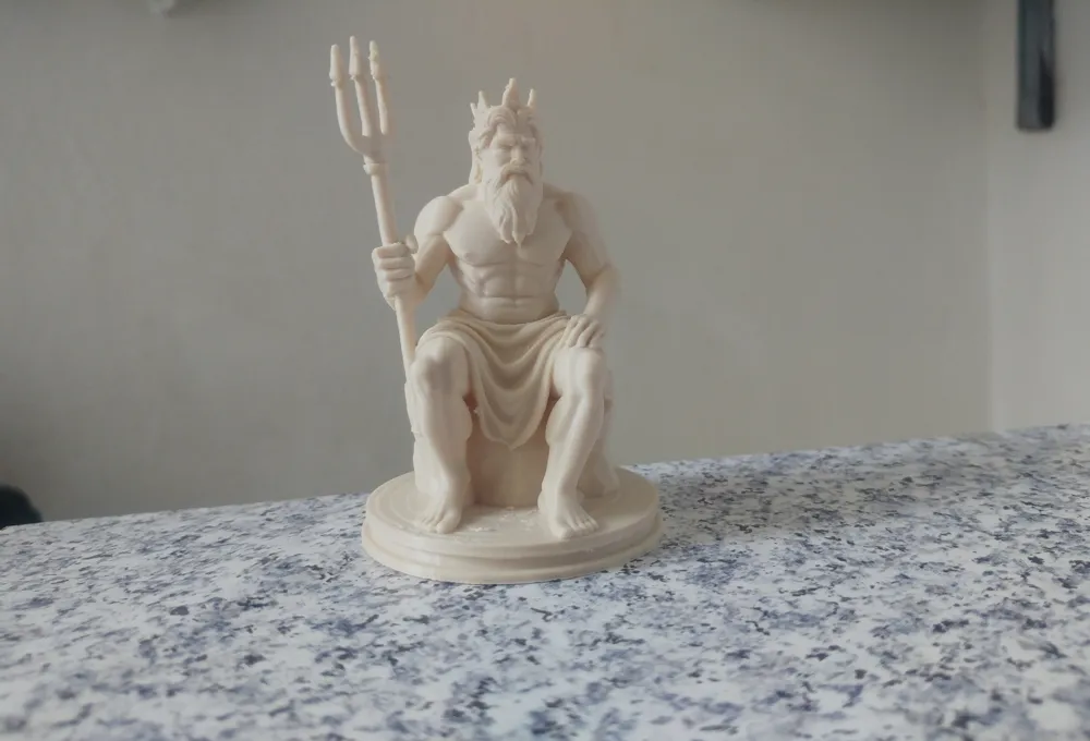 Poseidon, Lord of the Seas – Mythological 3D Statue - Free 3D Print ...