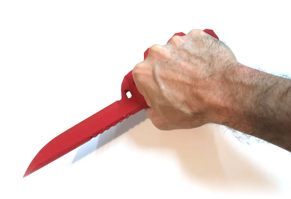 Knuckle Combat Knife - Free 3D Print Model - MakerWorld