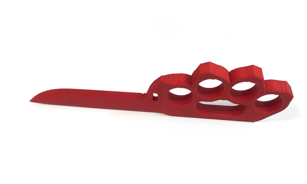 Knuckle Combat Knife - Free 3D Print Model - MakerWorld
