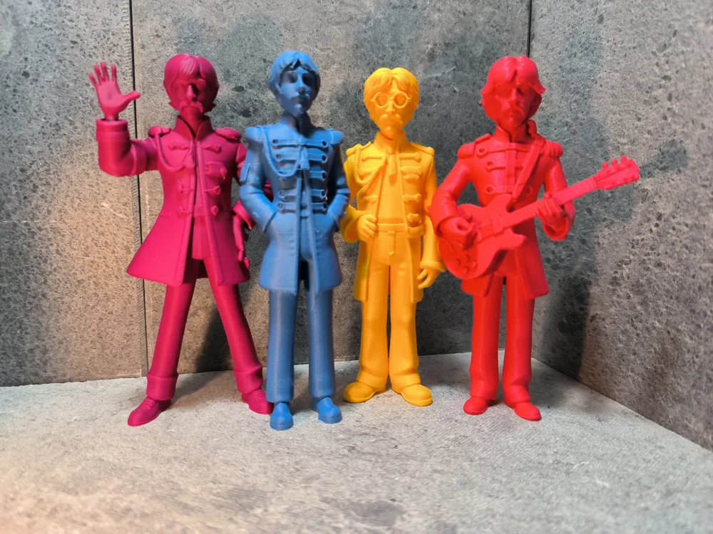 Ringo Starr - The Beatles - Sgt. Pepper - Cartoon - Free 3D Print Model ...