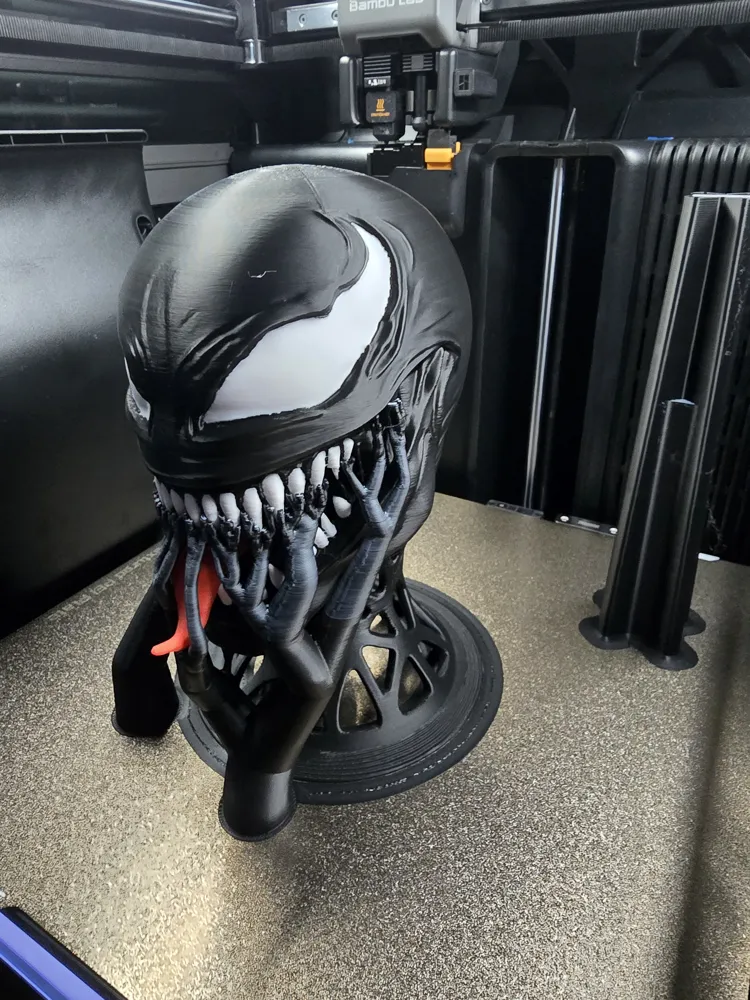 Venom Headphone stand - Free 3D Print Model - MakerWorld