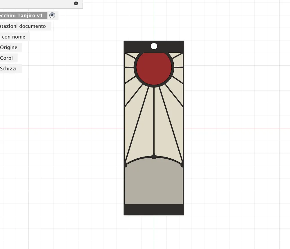 Tanjiro earrings, Demon Slayer - Free 3D Print Model - MakerWorld