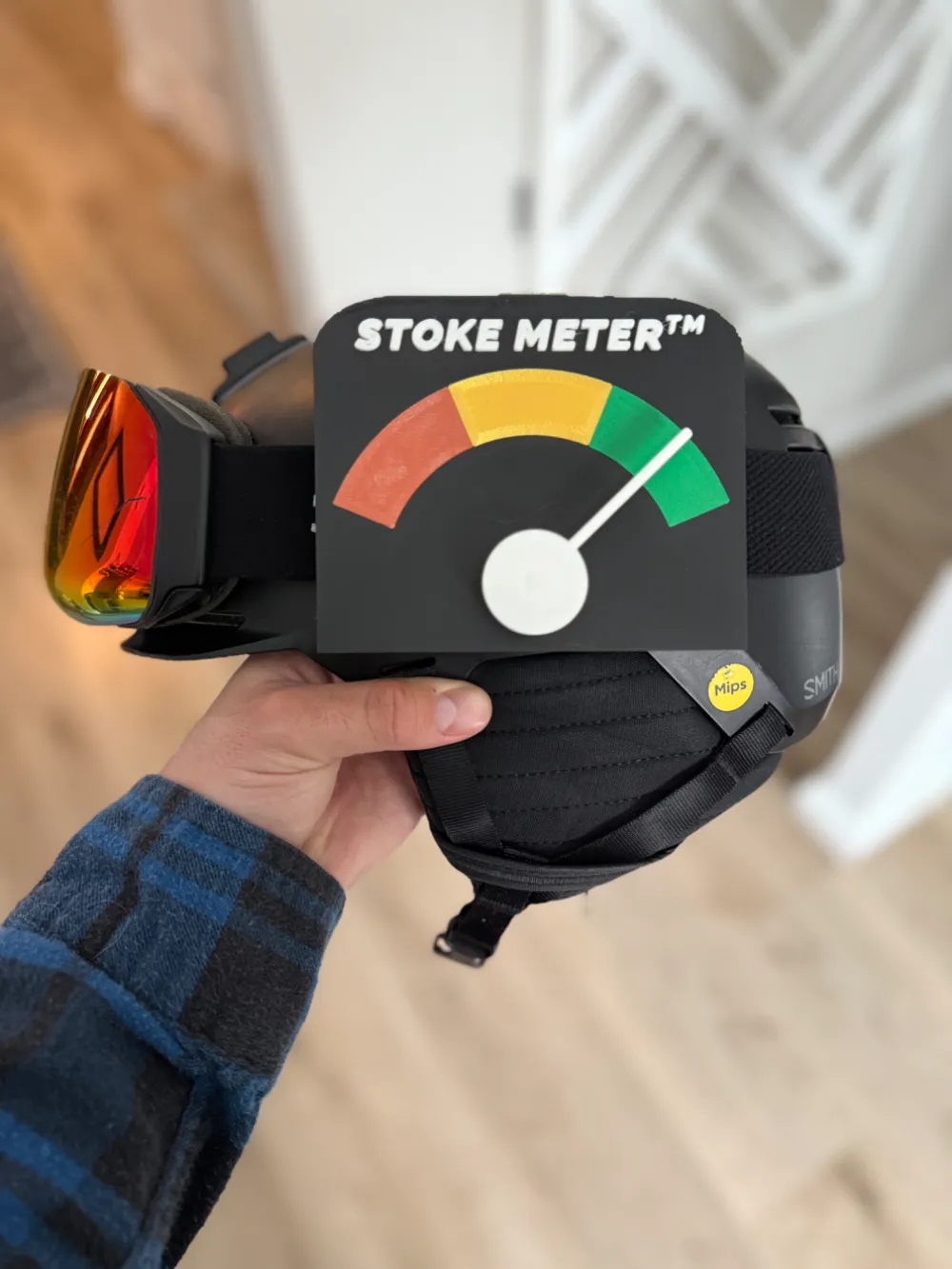 The Stoke Meter for Ski & Snowboard Helmets by SnowCivilianMakerWorld ...