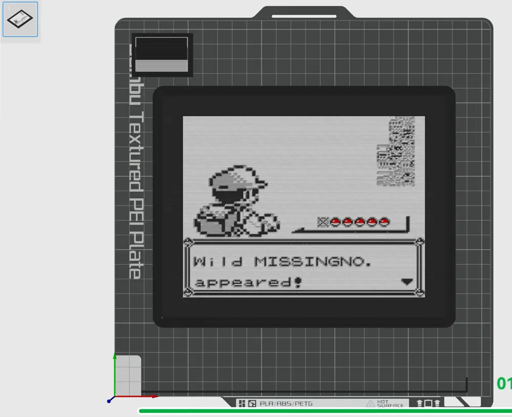 Pokemon Red/Blue/Yellow GBC MISSINGNO. by Wildside_Concepts - MakerWorld