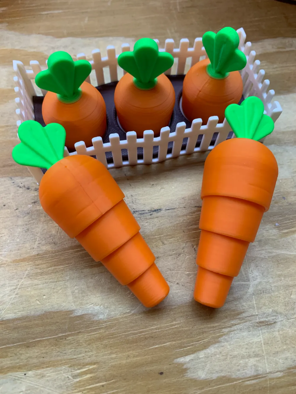 Easter Decor Carrot Farm with Expanding Carrots by ...