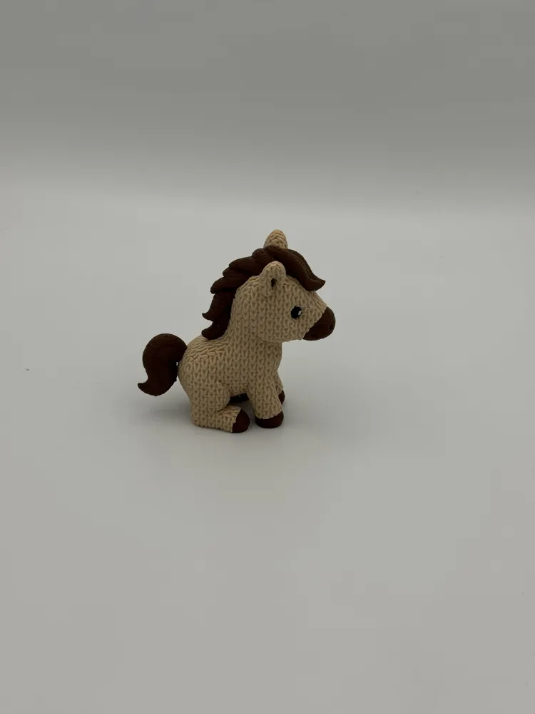 Cavalinho de Tricô Charmoso - Modelo gratuito para impressão 3D ...
