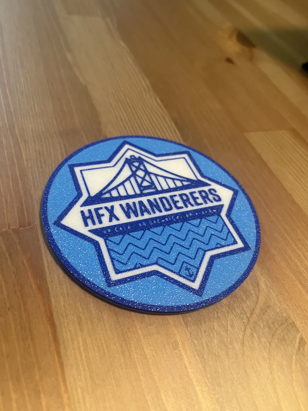 Halifax Wanderers Coaster - Free 3D Print Model - MakerWorld