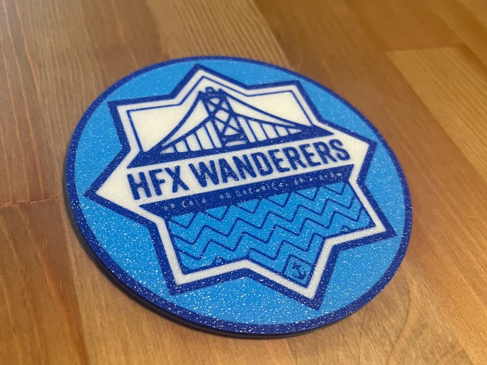 Halifax Wanderers Coaster - Free 3D Print Model - MakerWorld