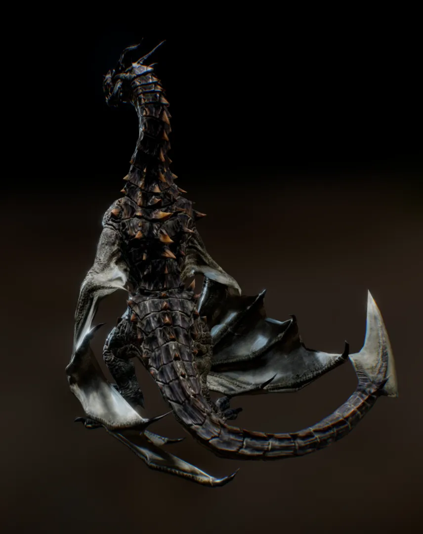 Skyrim (Dragon) - Free 3D Print Model - MakerWorld