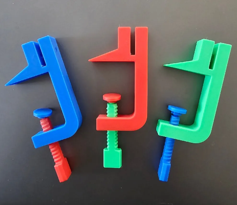 Table Clamp with 3mm Wall/Barrier Insert by Andrew Lankford - MakerWorld