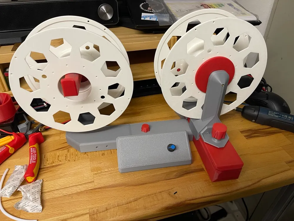 The uniSpooler - motorized filament spool winder by extrawitz ...
