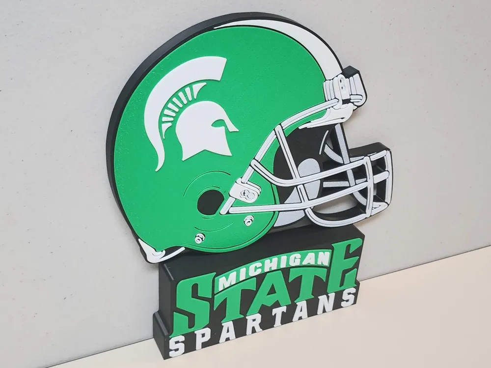 Michigan State Desk or Wall Display by briankstan MakerWorld: Download ...