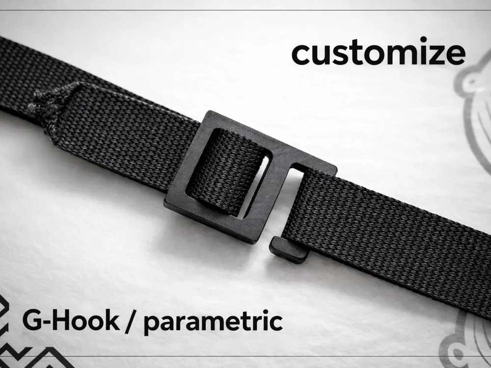 G-hook with Fusion 360 design file - Free 3D Print Model - MakerWorld