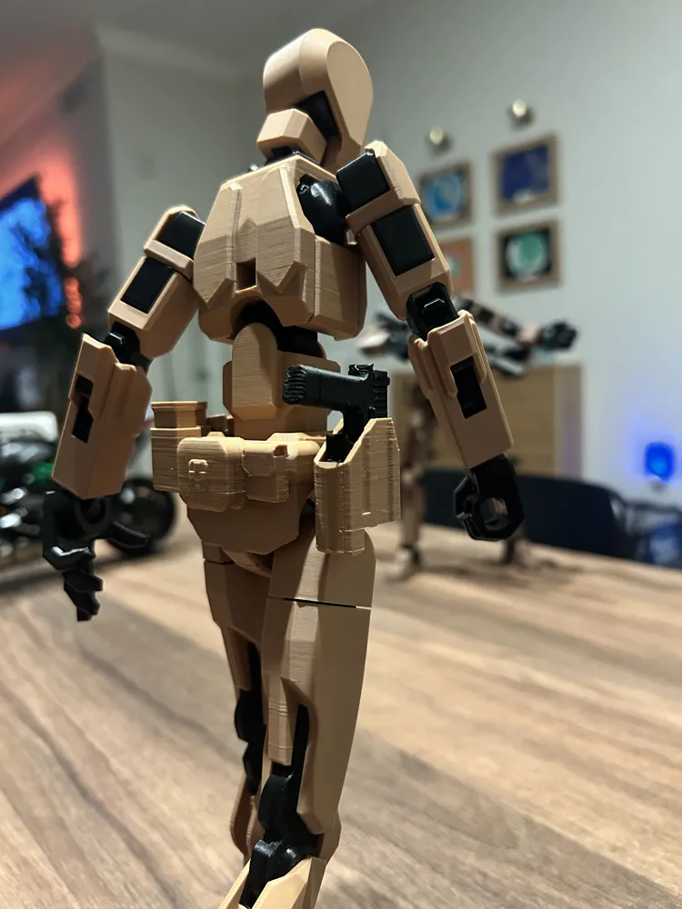 Dummy 13 Battle belt + Holster - Free 3D Print Model - MakerWorld