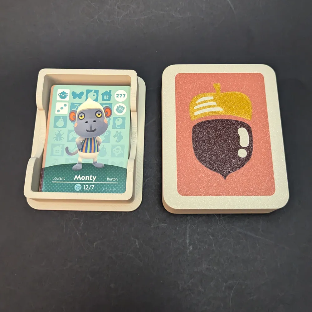 Animal Crossing Recipe Card Amiibo Box (SHORT) by Daann_ii - MakerWorld