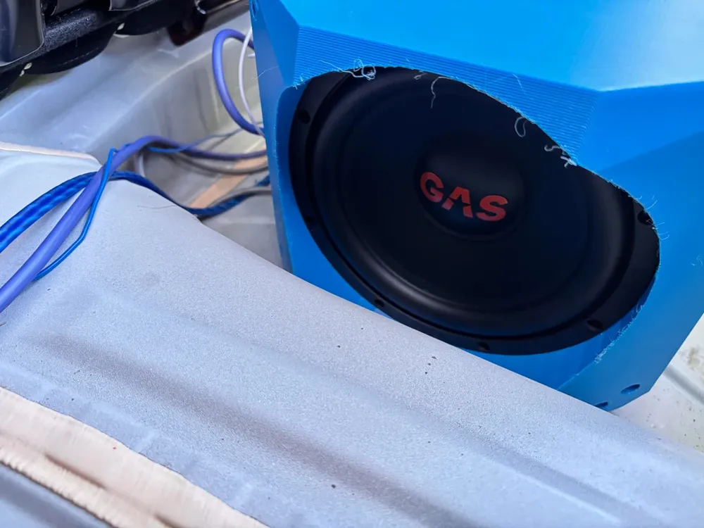 8" Subwoofer enclosure - Free 3D Print Model - MakerWorld