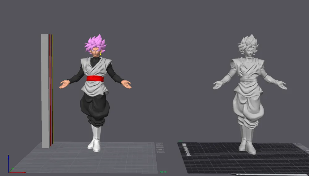 Goku Black Dragon Ball Super by Ryan @ TheMajinLab MakerWorld: Download ...