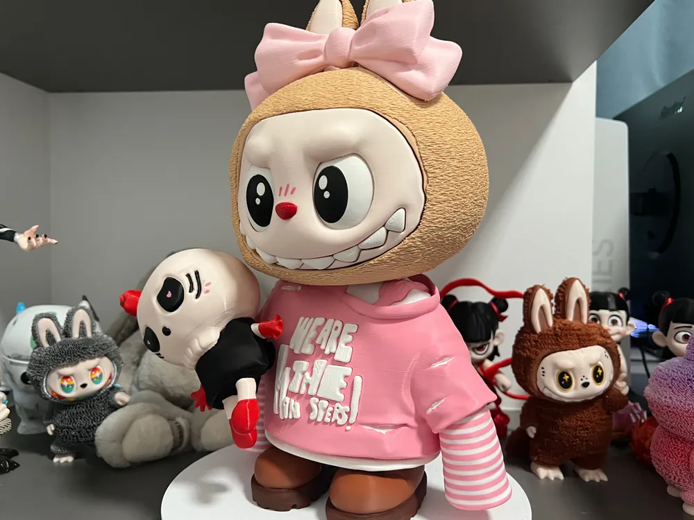 Labubu Valentine's Day Limited Edition - Jumbo Doll - Dual Version 35CM ...