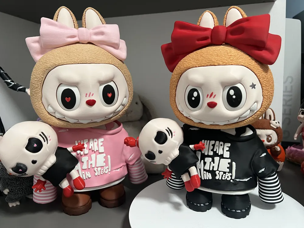 Labubu Valentine's Day Limited Edition - Jumbo Doll - Dual Version 35CM ...