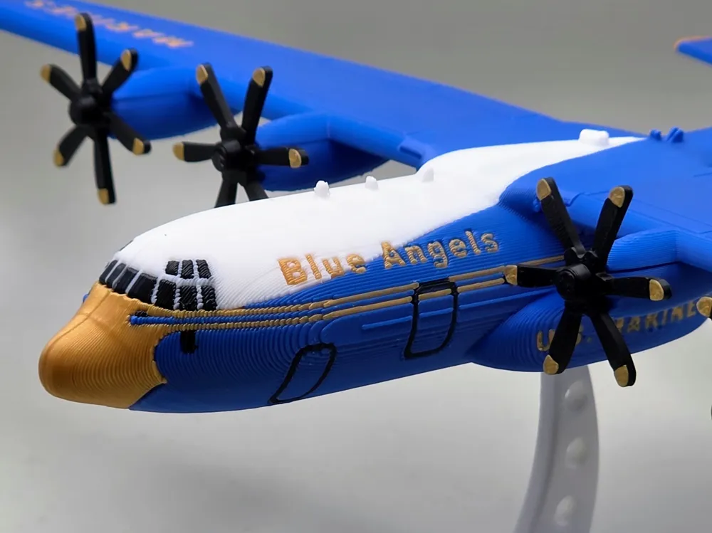 C-130J Fat Albert Plane Kit Card - Free 3D Print Model - MakerWorld