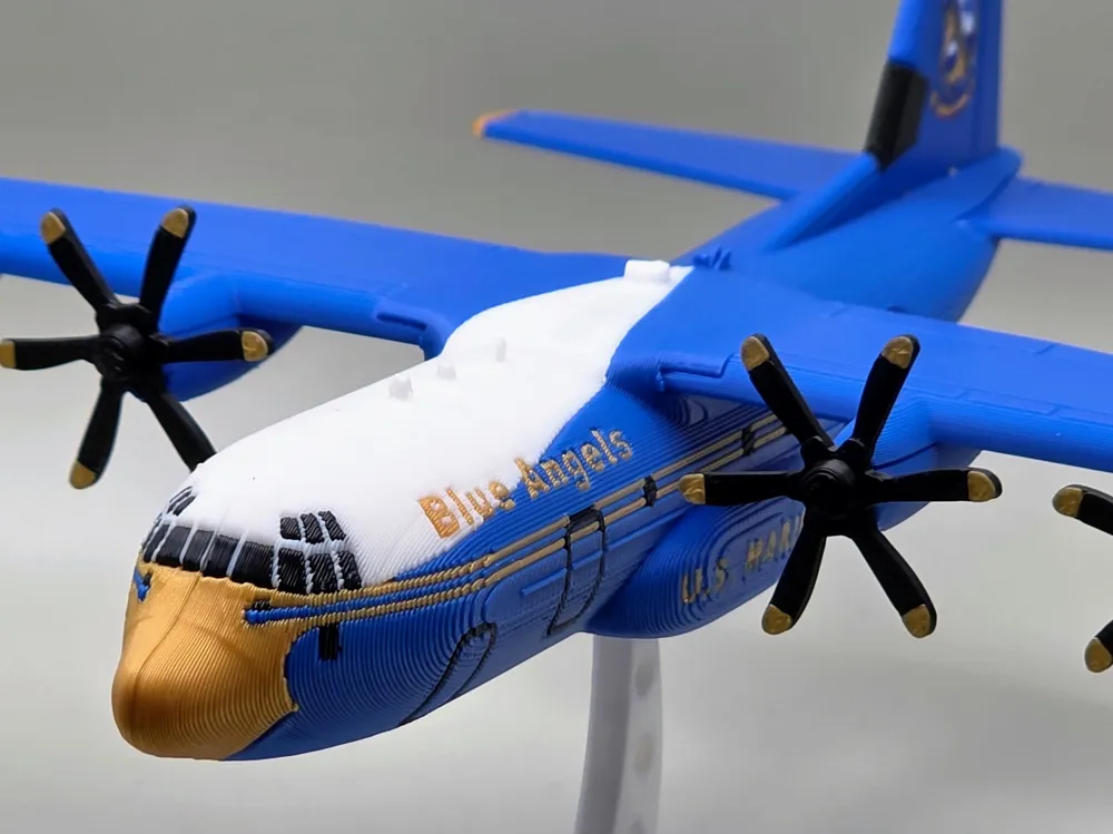 C-130J Fat Albert Plane Kit Card - Free 3D Print Model - MakerWorld