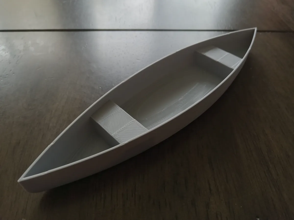 Toy Canoe - Free 3D Print Model - MakerWorld