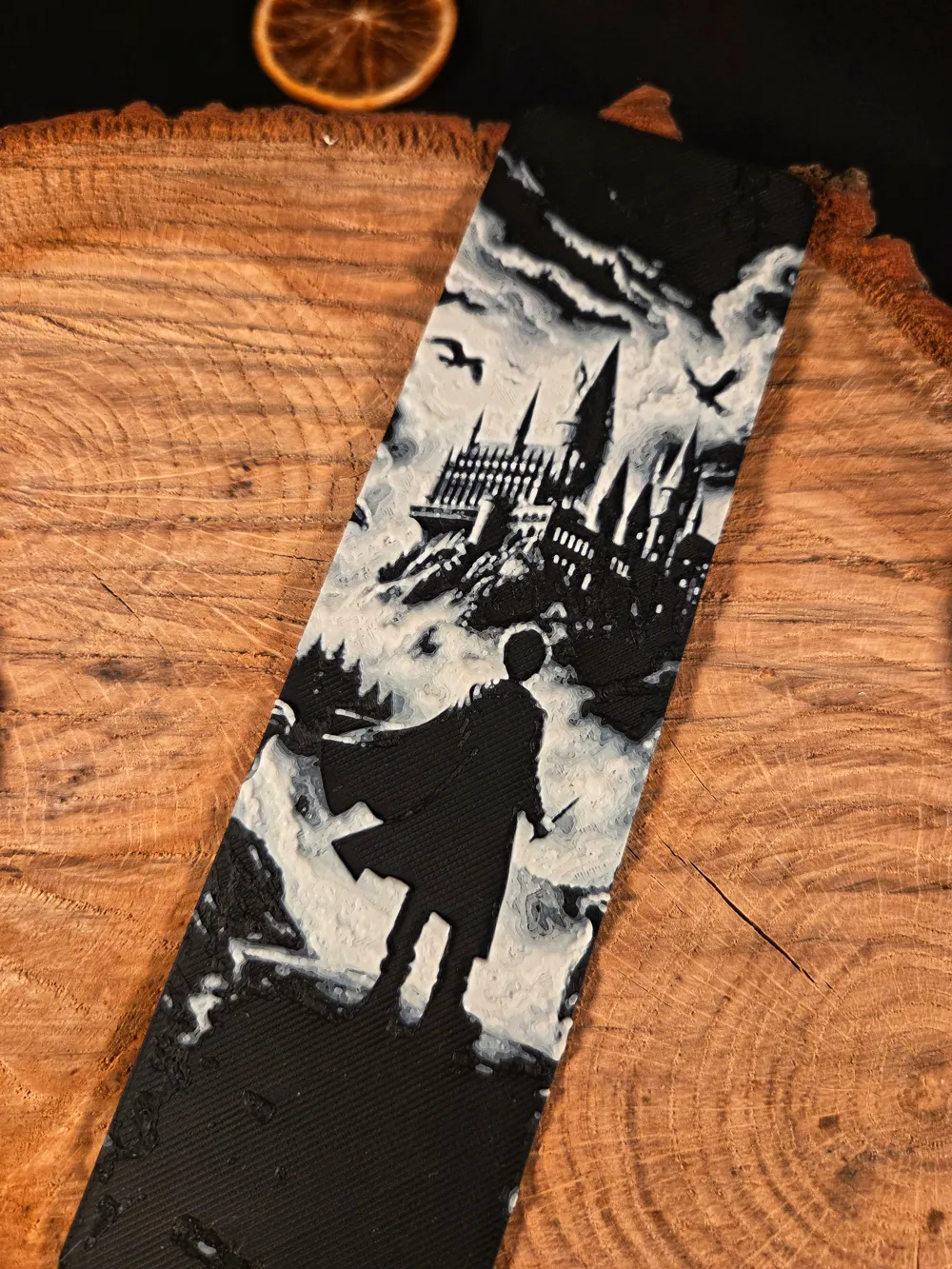 Harry potter and hogwarts 1 bookmark - hueforge - Free 3D Print Model ...