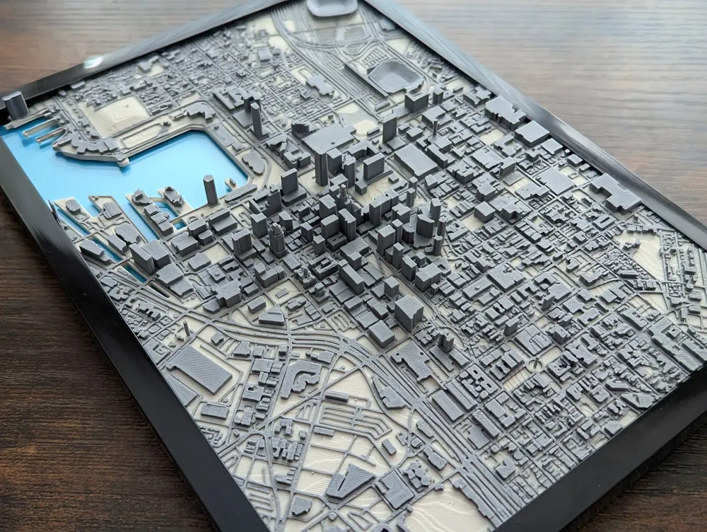 Baltimore Maryland 3D Miniature - Free 3D Print Model - MakerWorld
