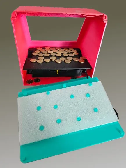 Coin pusher powered by Bambulab TT Motor - Free 3D Print Model - MakerWorld