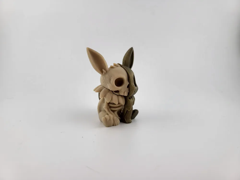 Eevee Skeleton – Stylized Half-Body Pokémon - Free 3D Print Model ...