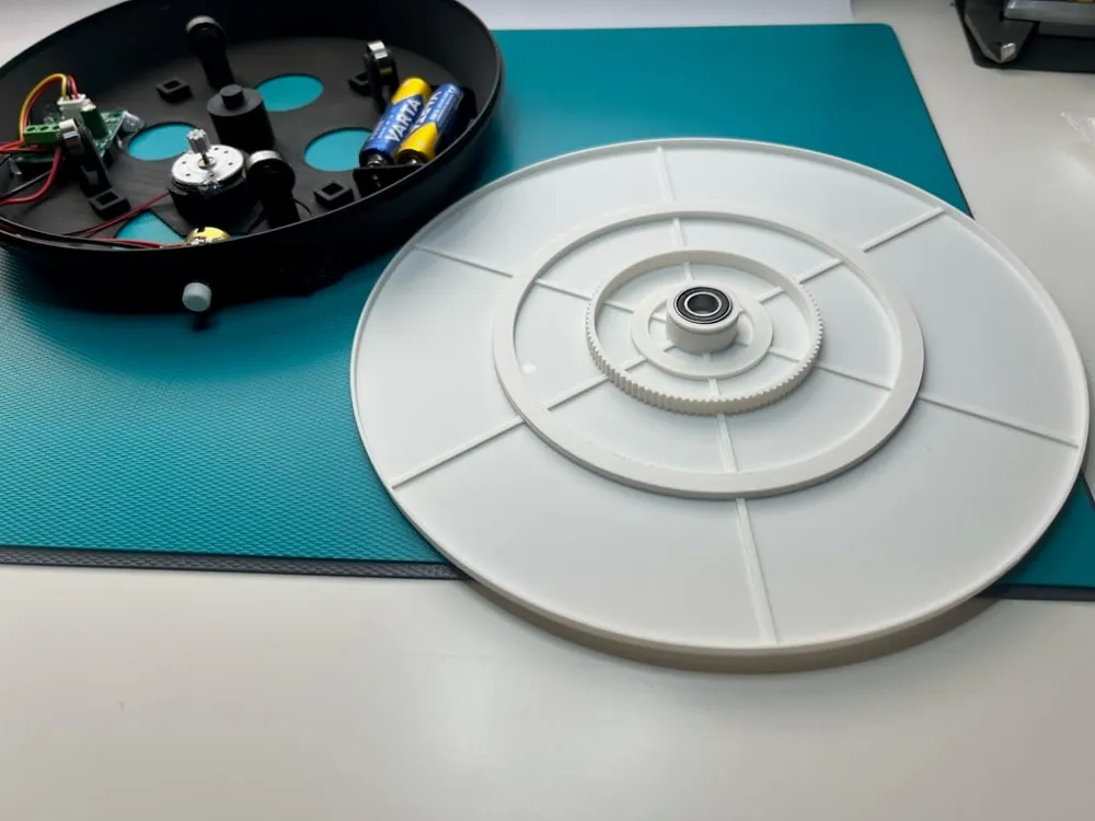 Simple 360° Rotary plate (optional motorized) by FunkyArt MakerWorld ...
