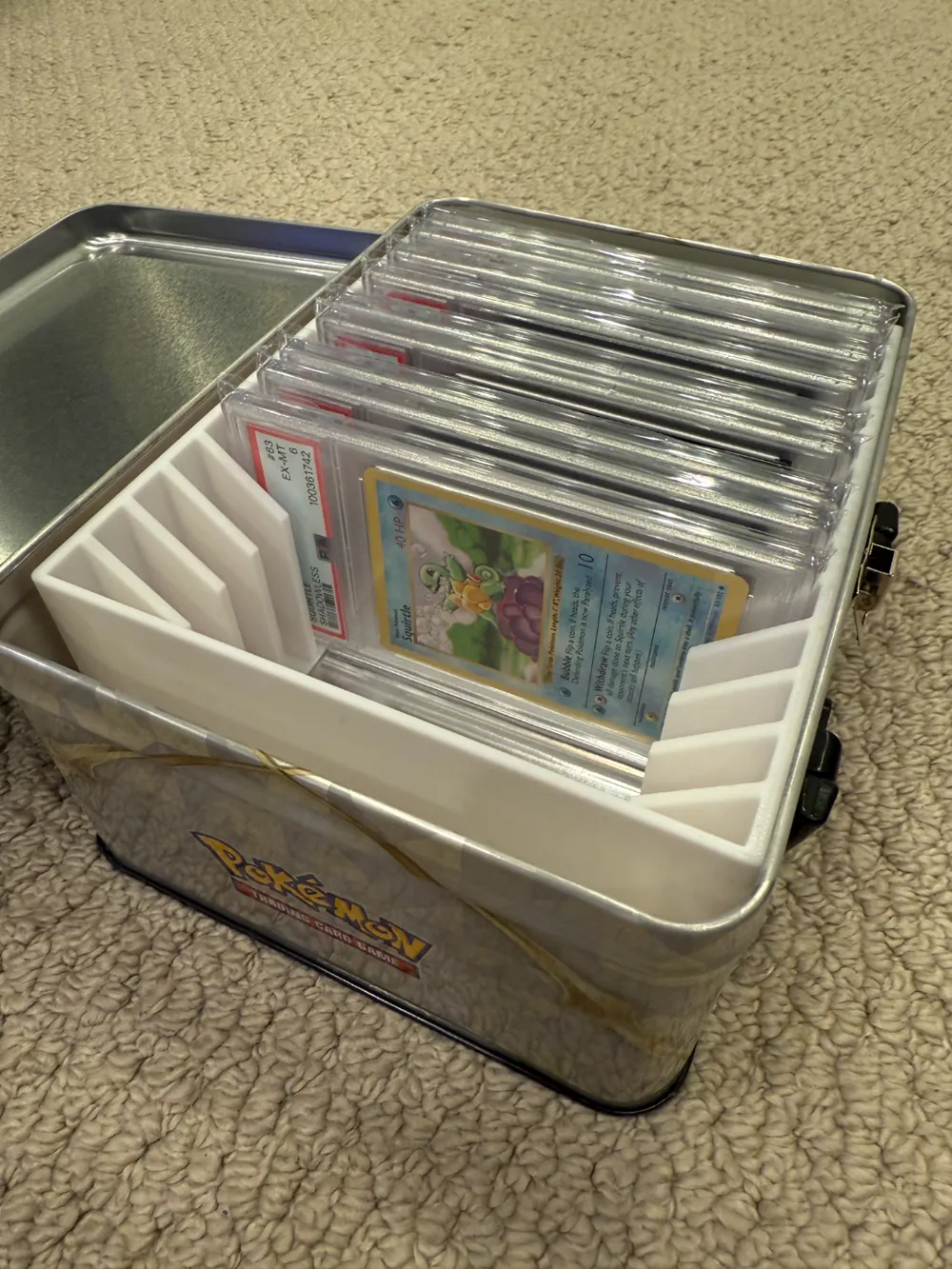 PSA/BGS Slab Insert for Pokemon Lunchbox Tin Box by pandamnky2020 ...