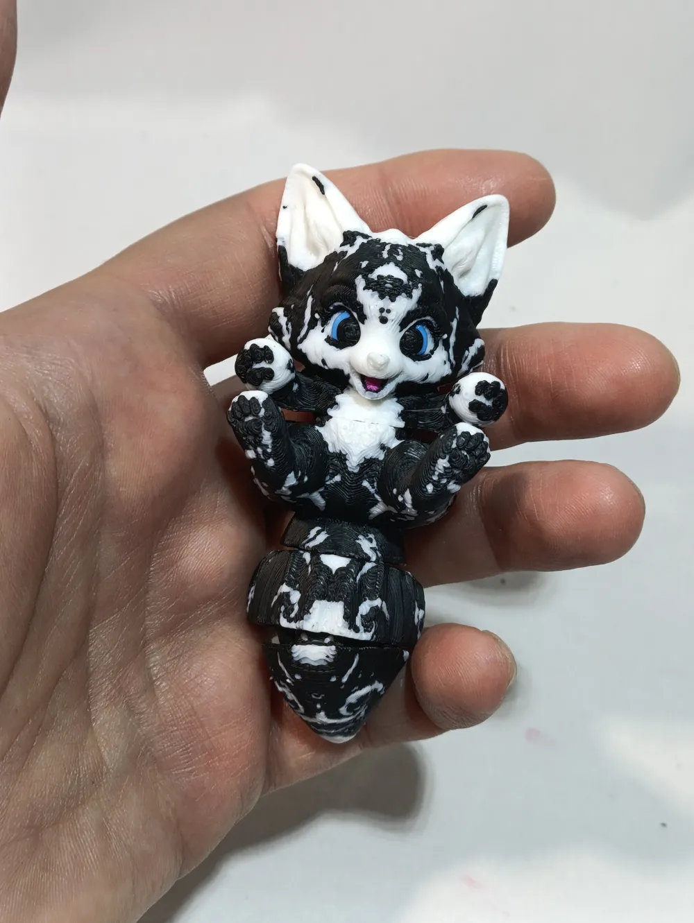 cute marble fox - Free 3D Print Model - MakerWorld