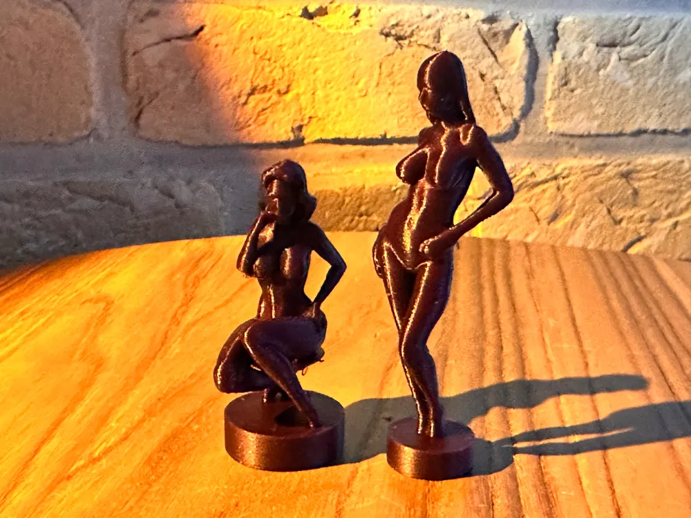 2 pinup girls by JAV-3D MakerWorld: Download Free 3D Models