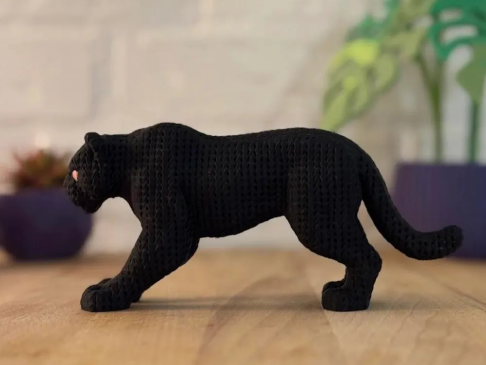 Knitted Panther by Zonique2k MakerWorld: Download Free 3D Models