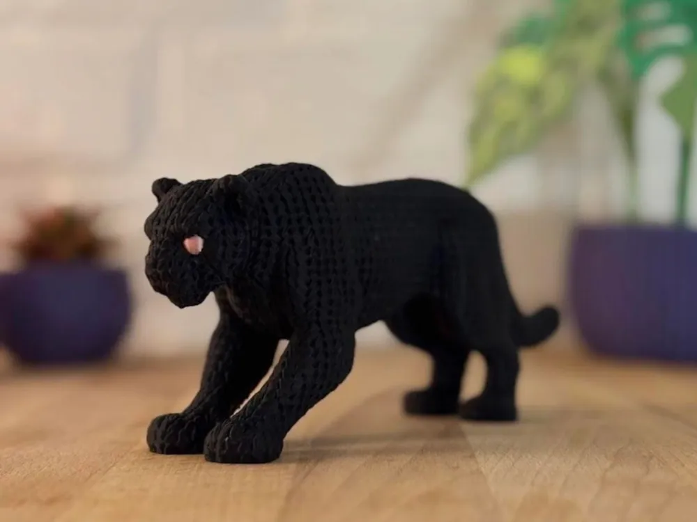 Knitted Panther by Zonique2k MakerWorld: Download Free 3D Models
