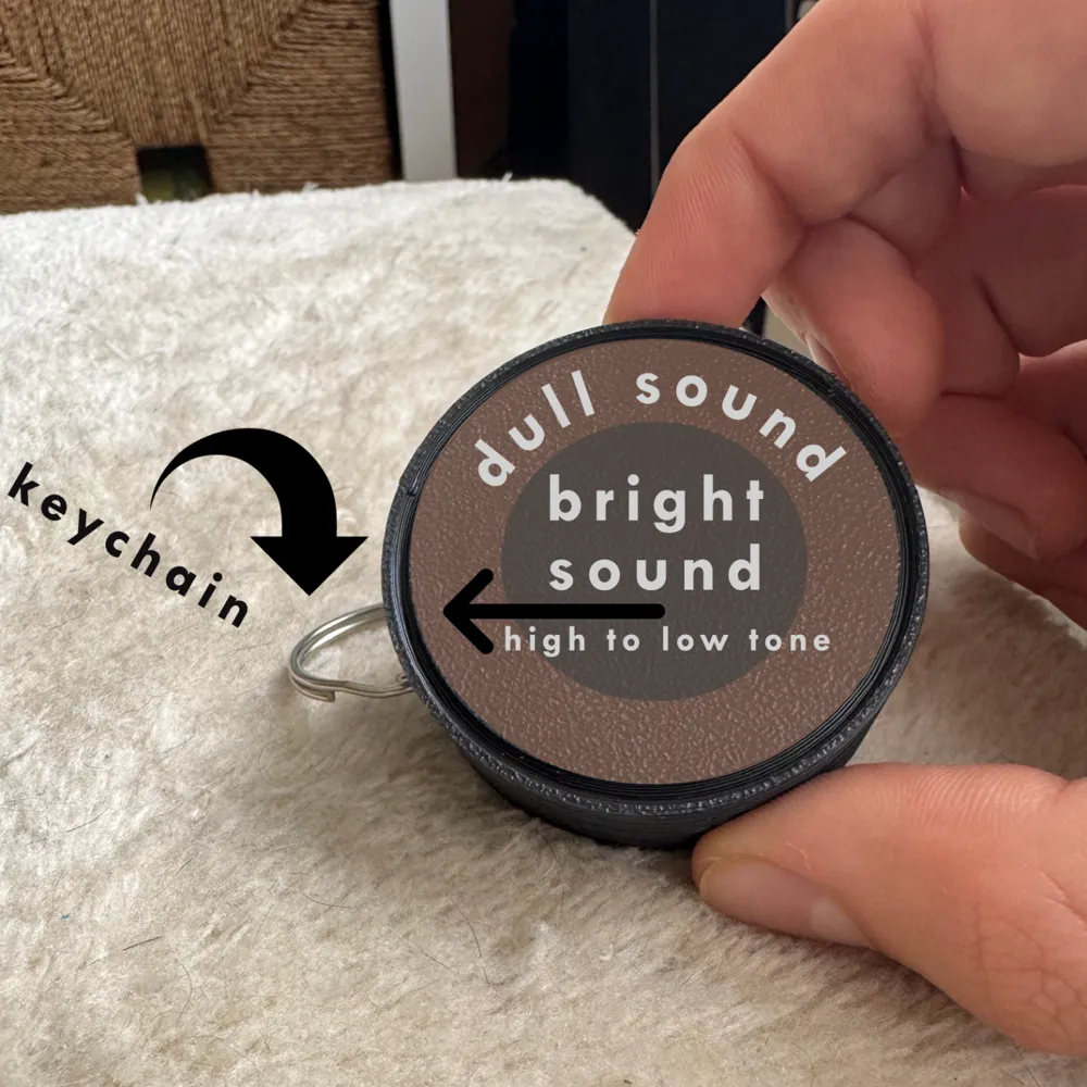 New Instrument – Snapping Drum - Keychain by tim_hrt MakerWorld ...